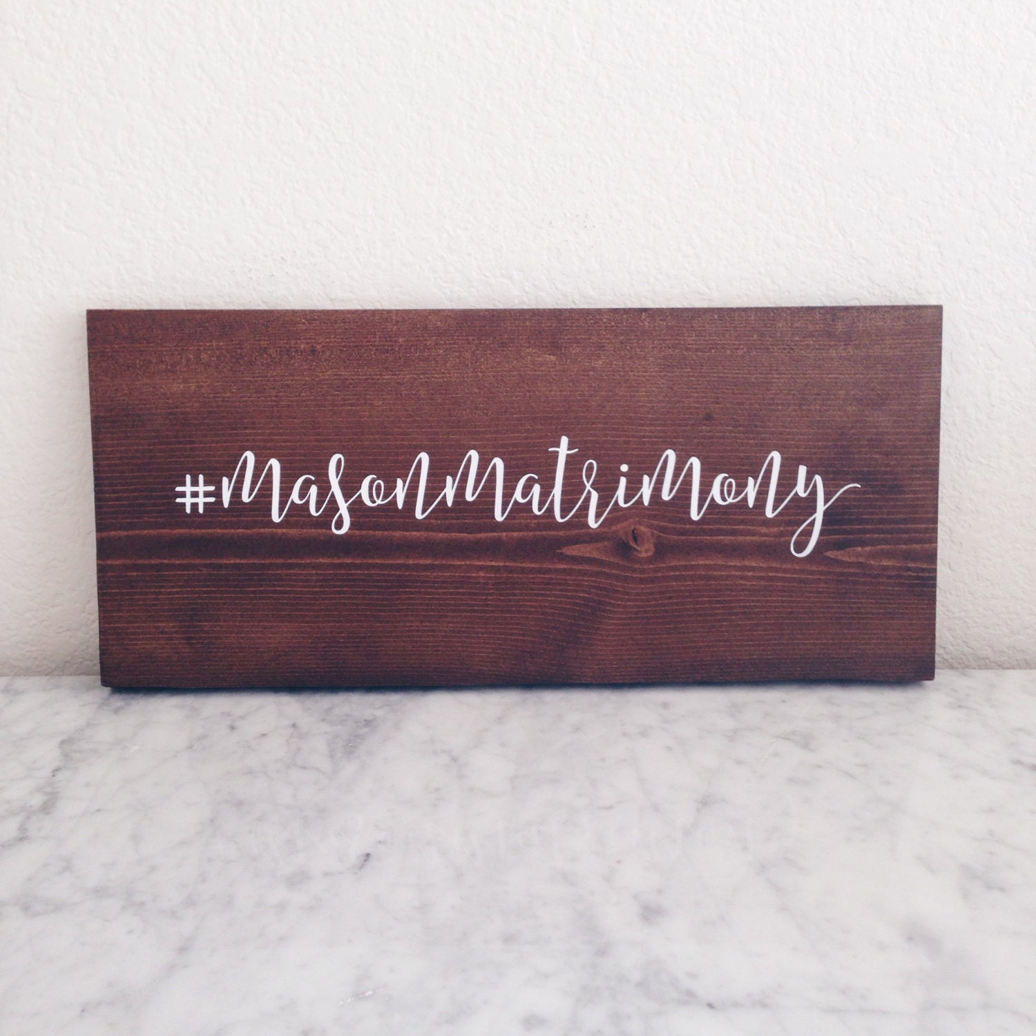 Hashtag Wedding Sign Custom Hashtag Wedding Sign Wedding | Etsy