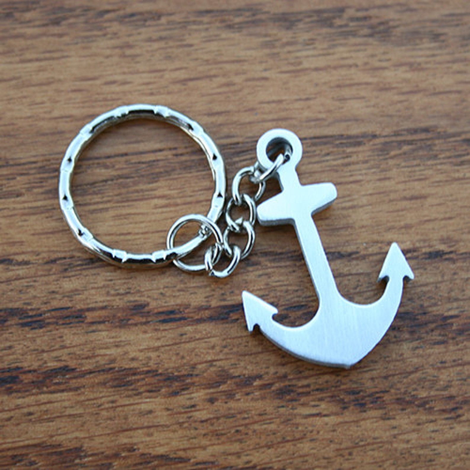Anchor Keychain Nautical Keychain Anchor Keyring Custom - Etsy