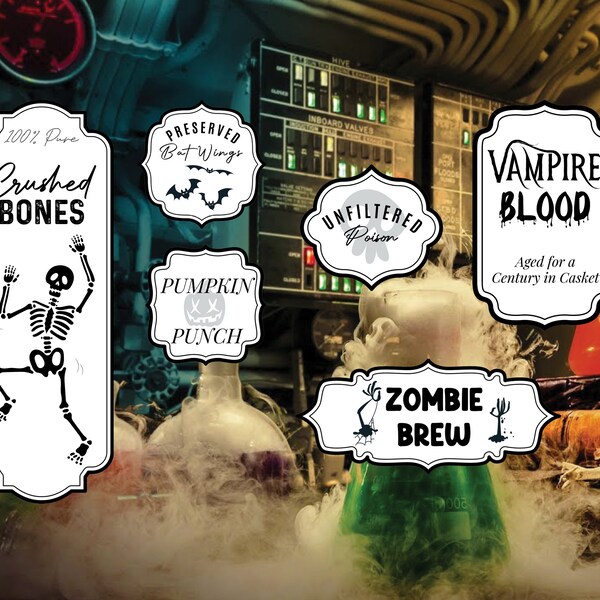 Blood Labels Template - Etsy