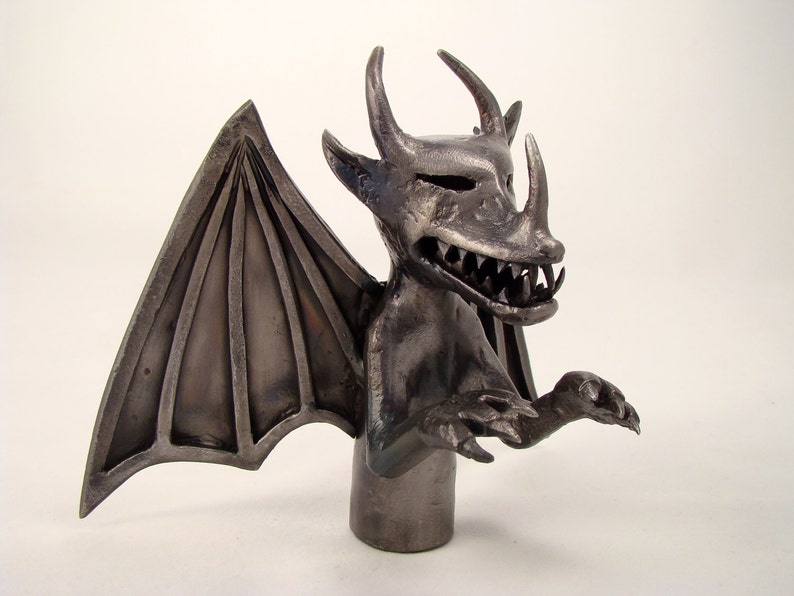 Deluxe Demon Monster Metal Finger Puppet | Etsy