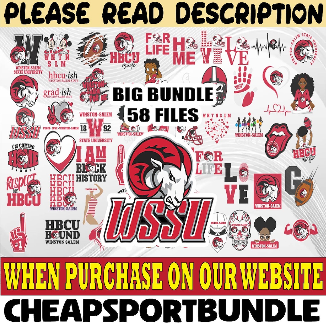 Winston Salem State University Svg HBCU Svg Collections HBCU - Etsy