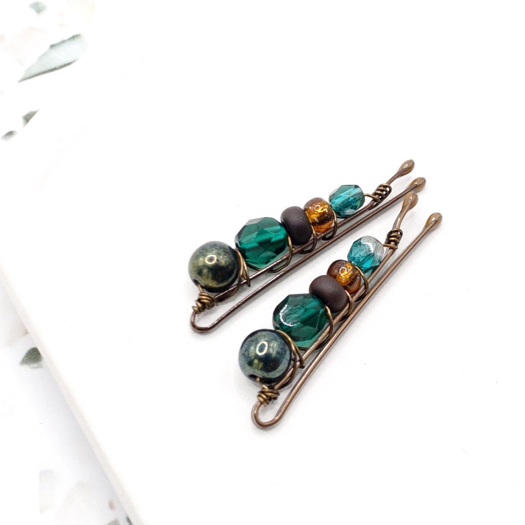 Mini Bobby Pins for Short Hair Fancy Hair Pins Small - Etsy