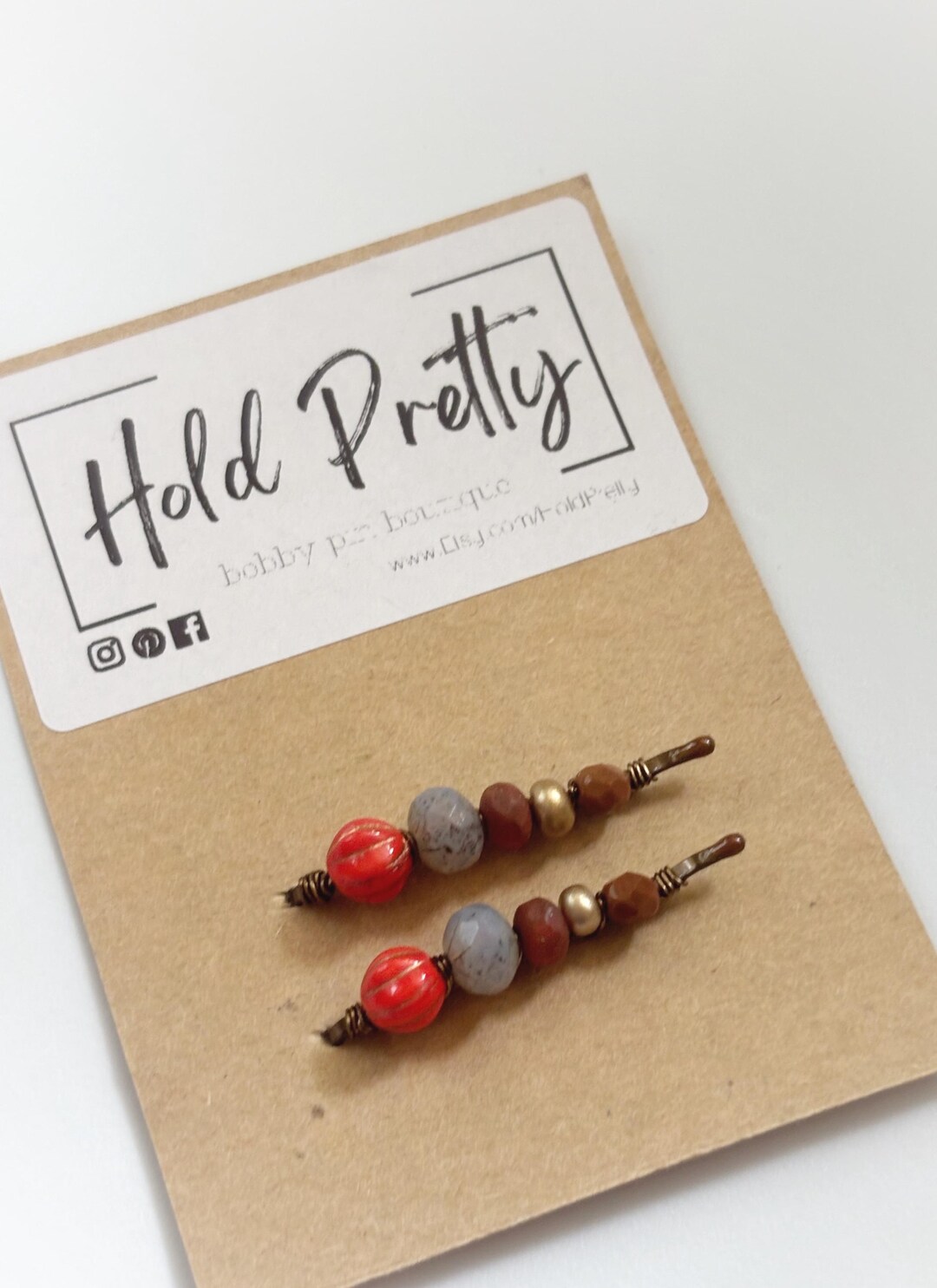 Mini Beaded Bobby Pin Barrettes – Handmade Hair Accessories for Fine ...