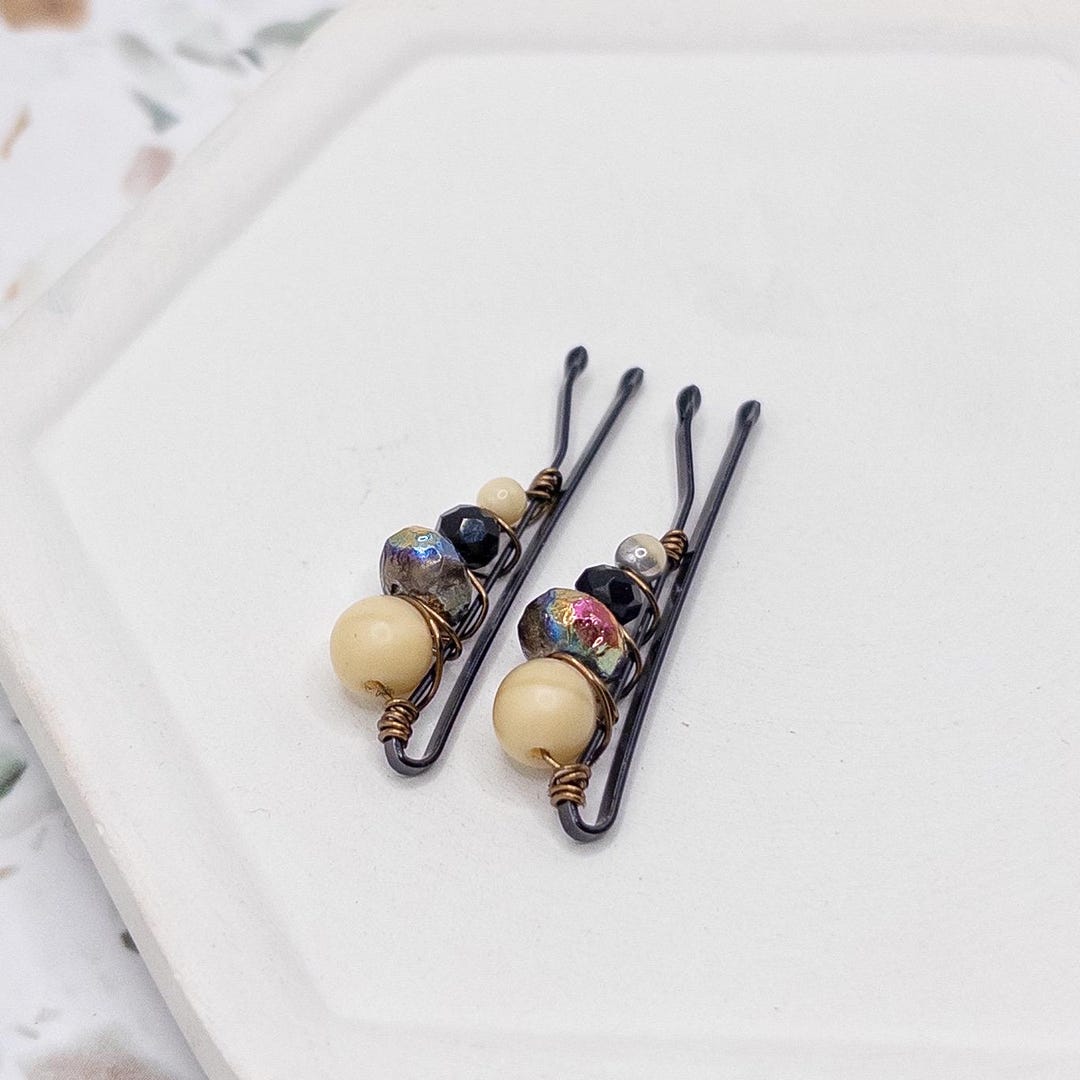 Mini Beaded Hair Pins - Teenage Girl Gifts - Stocking Stuffer Ideas - Etsy
