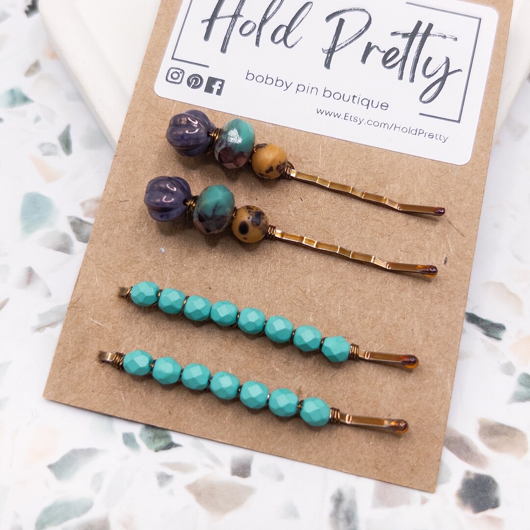 Beaded Bobby Pins - Ballet Gifts - Birthday Gifts for Her - Minimal ...