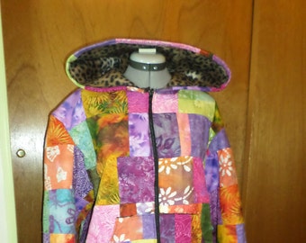 Patchwork hoodie | Etsy