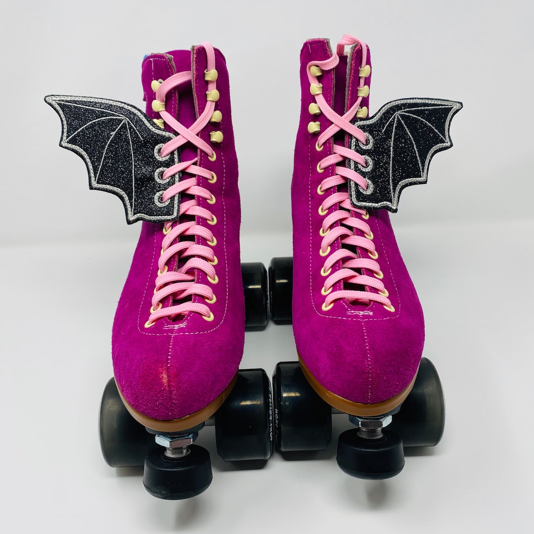 Sparkly Black Bat Skate Wings - Etsy
