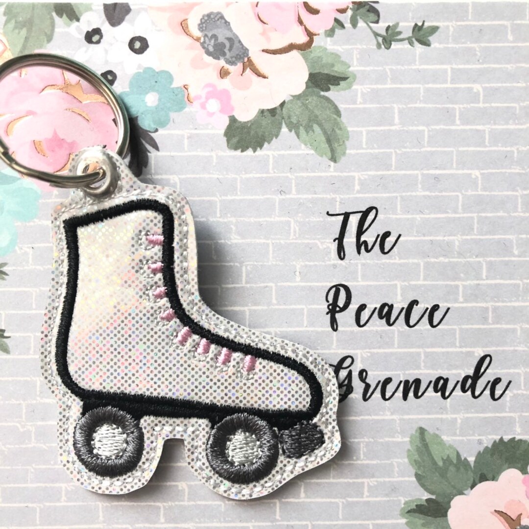 Roller Skate Key Ring - Etsy