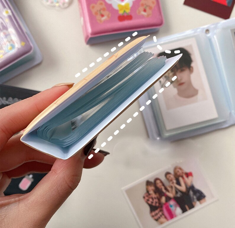 Heart Photo Album Cute Photo Album Mini Polaroid Album 3 - Etsy