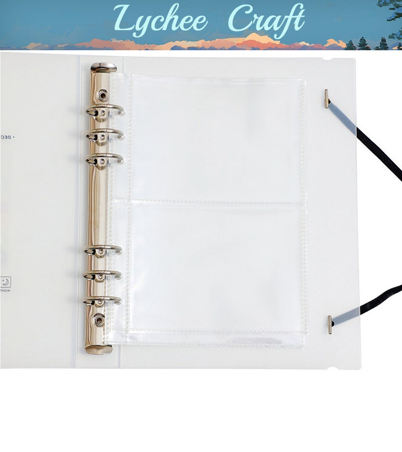 A5 Gitter Zipper Binder Binder Cover Loose Leaf Collect - Etsy