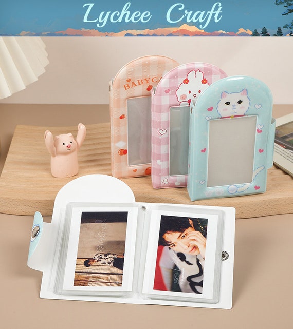 Cute Photo Album Archive Photocard Mini Album Cat Pattern - Etsy