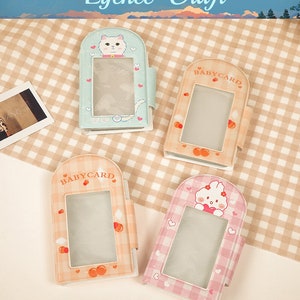 Cute Photo Album Archive Photocard Mini Album Cat Pattern - Etsy