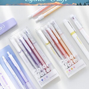 5pcs/set Highlighter Pen,candy Color Pen Set,kawaii Marker Pen,gel Pen ...