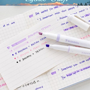 5pcs/set Highlighter Pen,candy Color Pen Set,kawaii Marker Pen,gel Pen ...