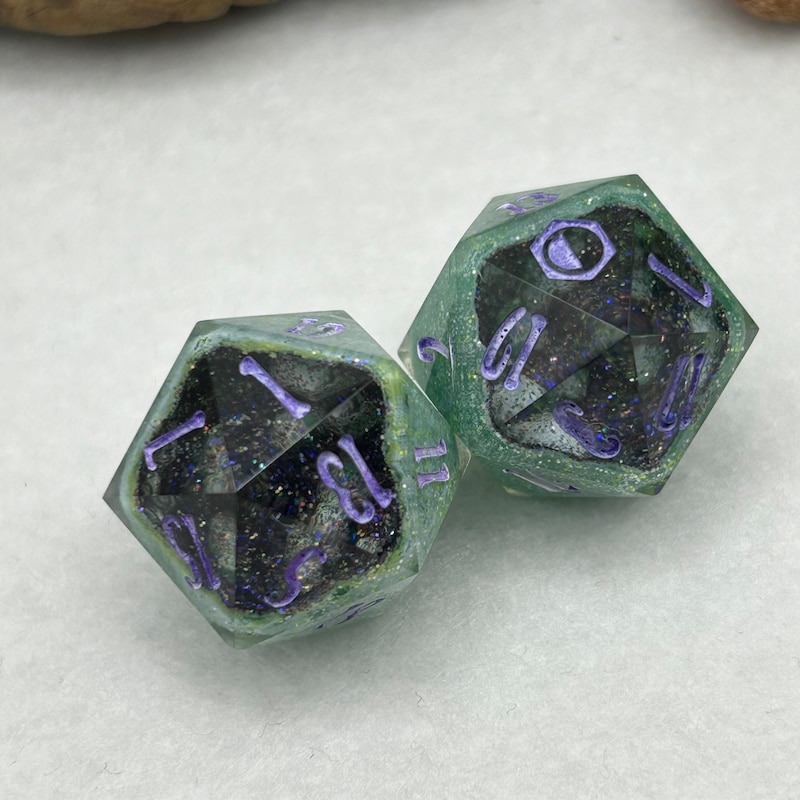 Crystal Dice - Etsy