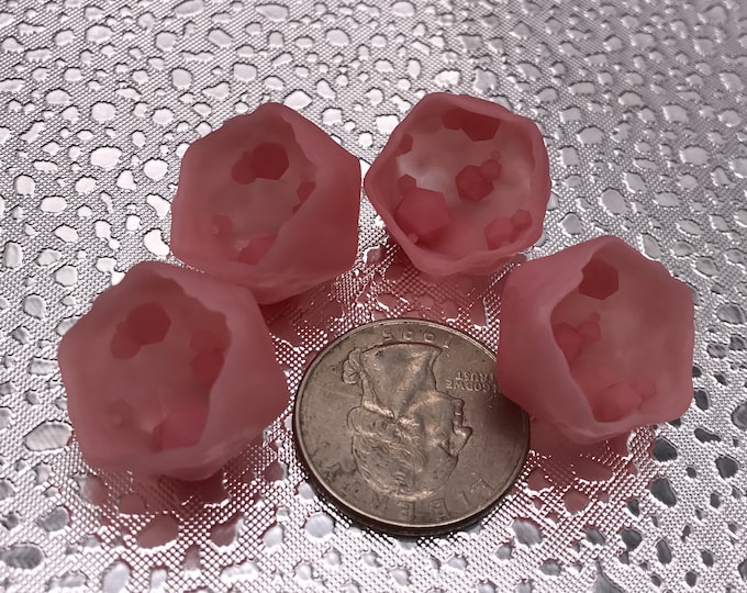 Crystal Geode Dice Inserts Inclusions for 25mm D20 Dice or Jewelry ...