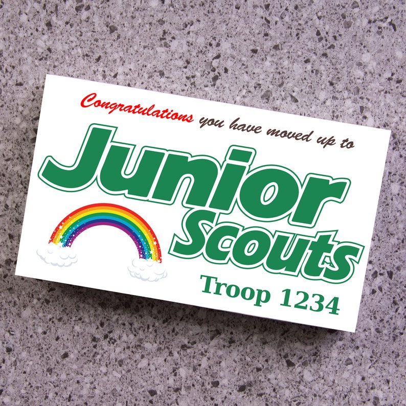 Customizable Junior Scouts 3.5 Oz Junior Mints Box Wrapper - Etsy