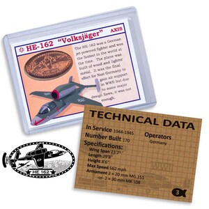 WARBIRDS Aircrafts of World War II Elongated Coin Trading Card Set - Etsy