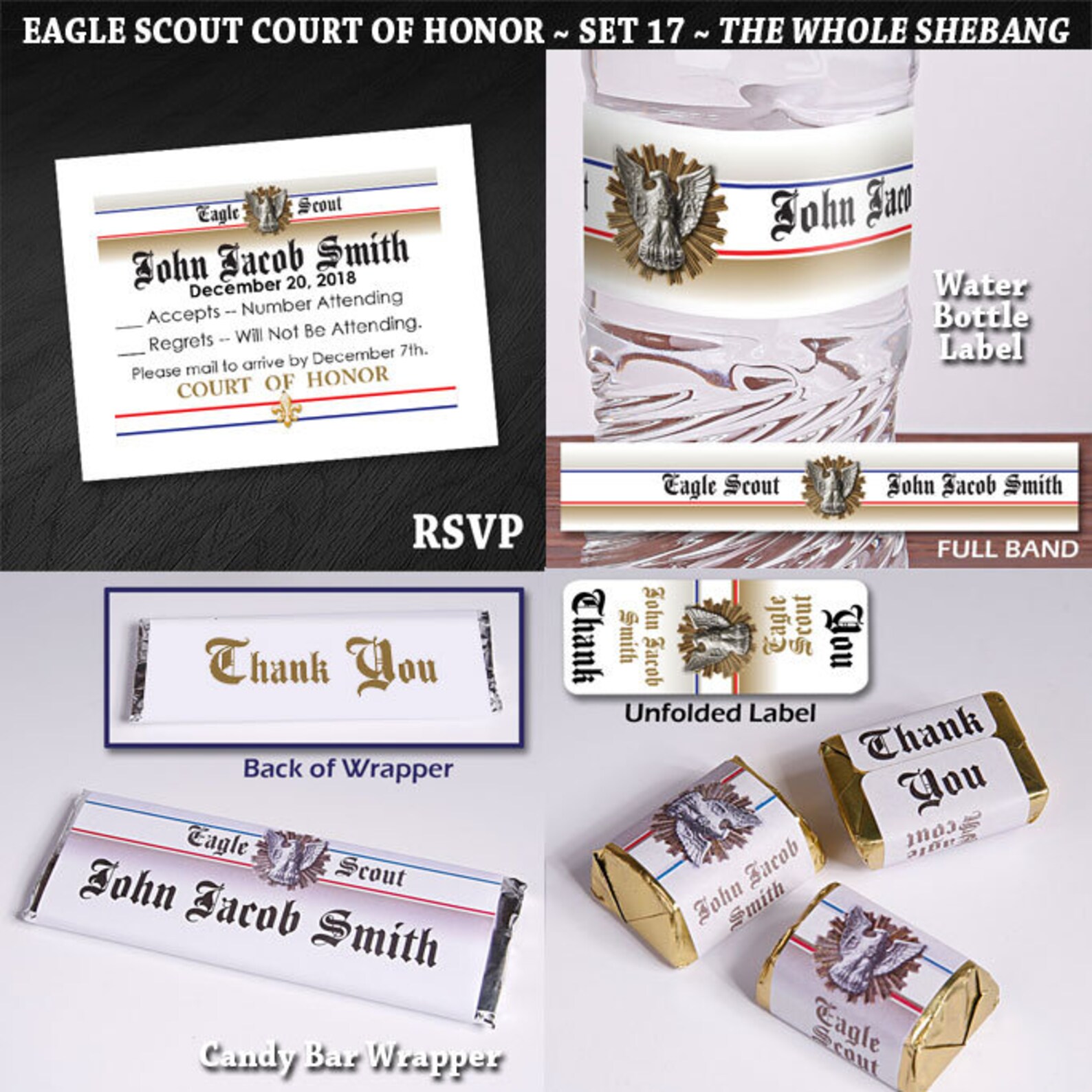 Custom Eagle Scout Court of Honor Set 17: the Whole Shebang | Etsy