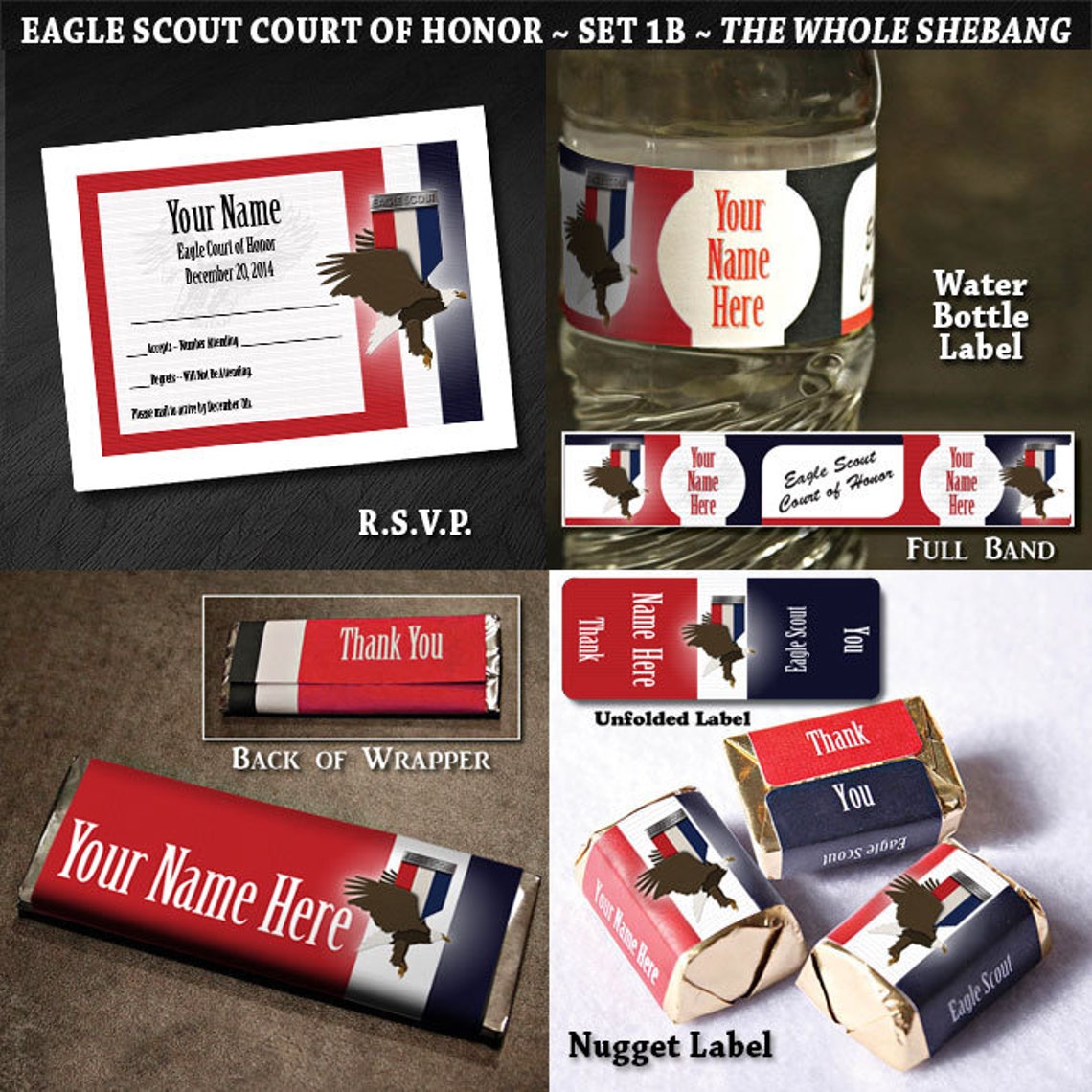 Custom Eagle Scout Court of Honor Set 1: the Whole Shebang - Etsy