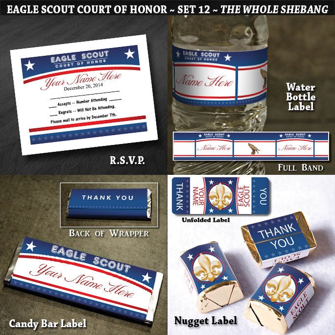 Custom Eagle Scout Court of Honor Set 12: the Whole Shebang - Etsy