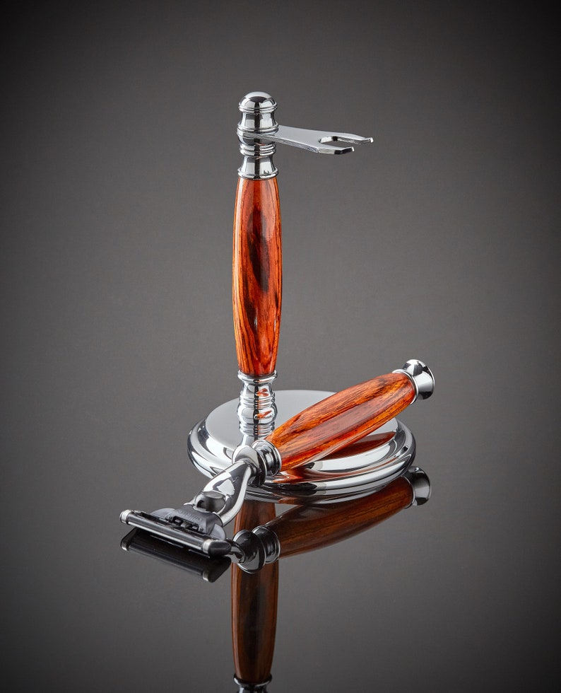 Shaving Set Handmade From Sustainable Rosewood Choose Your - Etsy