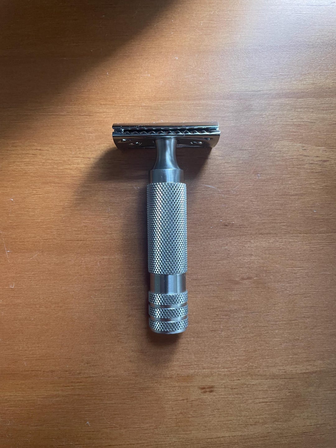 Stainless Steel Safety Razor With a Short, Heavyweight Handle - Etsy