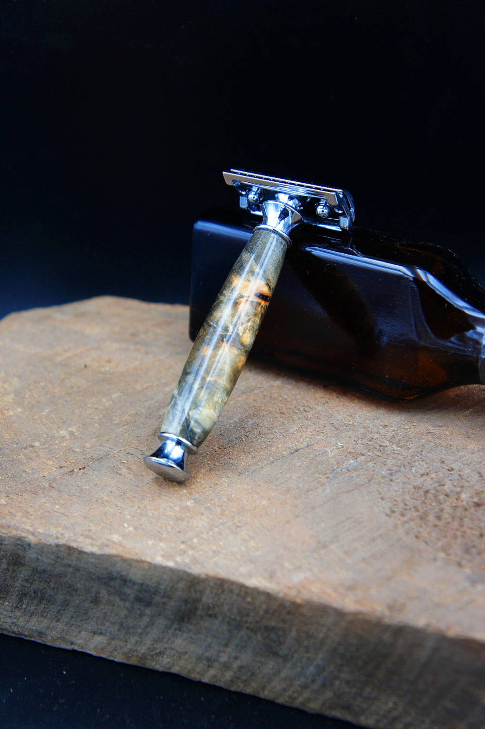 Old School Box Elder Wooden Safety Razor for Double Edge - Etsy