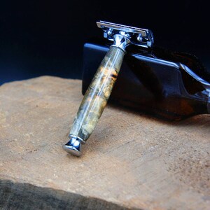 Old School Box Elder Wooden Safety Razor for Double Edge Blades - Etsy
