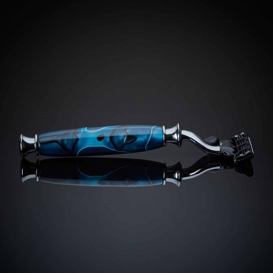 Aqua Blue Razor for Gillette Mach 3 and Venus Blades Handmade - Etsy
