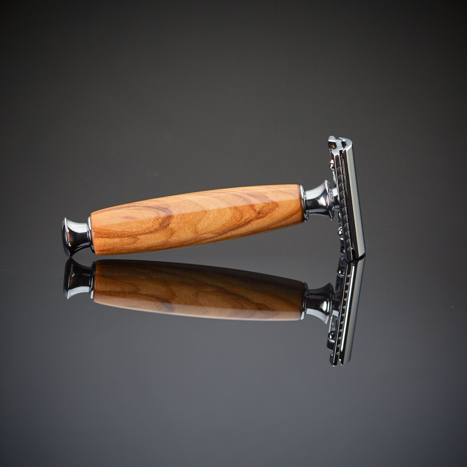 Double Edge Safety Razor Made From Solid Olive Wood Men's - Etsy