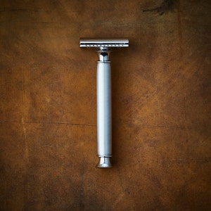 Brushed Aluminum Custom Razor Choose Your Blade - Etsy