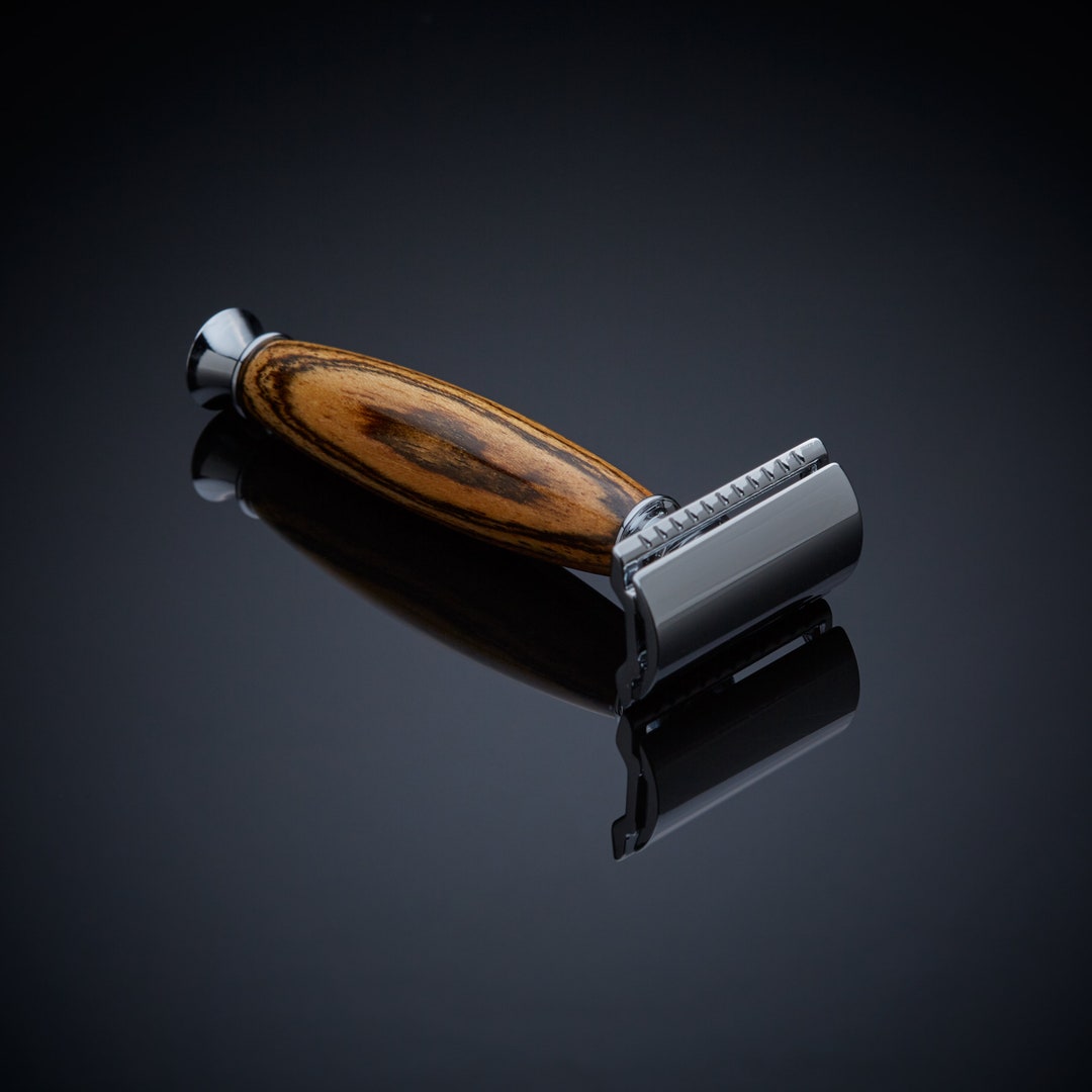 Safety Razor in Exotic Tiger Wood - Etsy