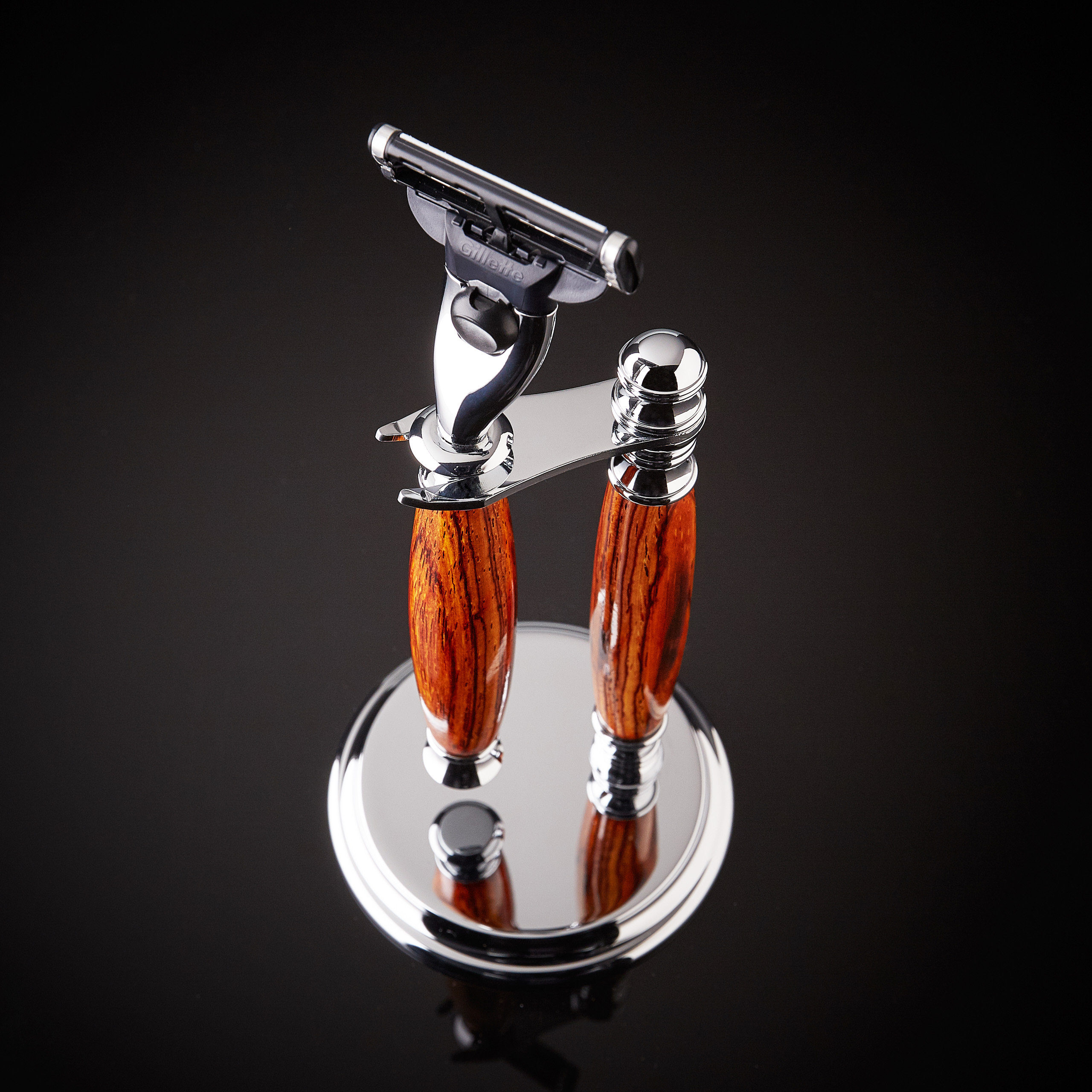 Shaving Set Handmade From Sustainable Rosewood Choose Your | Etsy