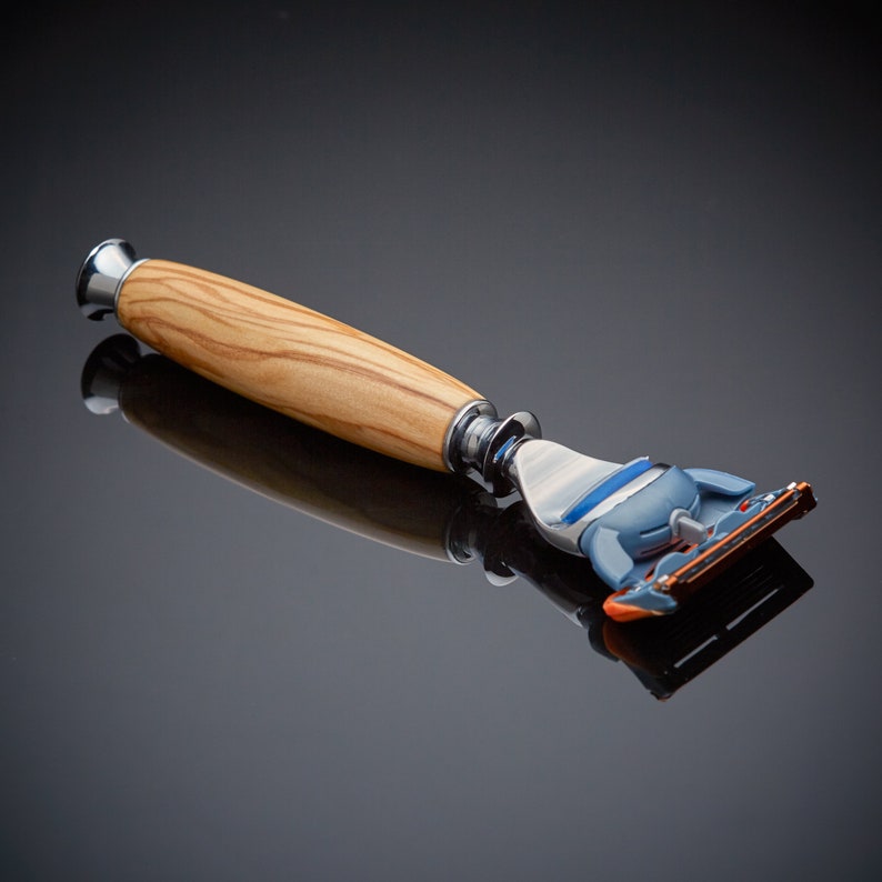 Olive Wood Razor Fits Gillette Fusion Blades Sustainable - Etsy