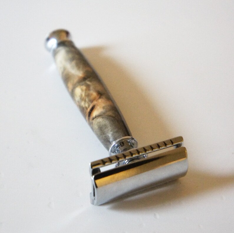 Old School Box Elder Wooden Safety Razor for Double Edge - Etsy