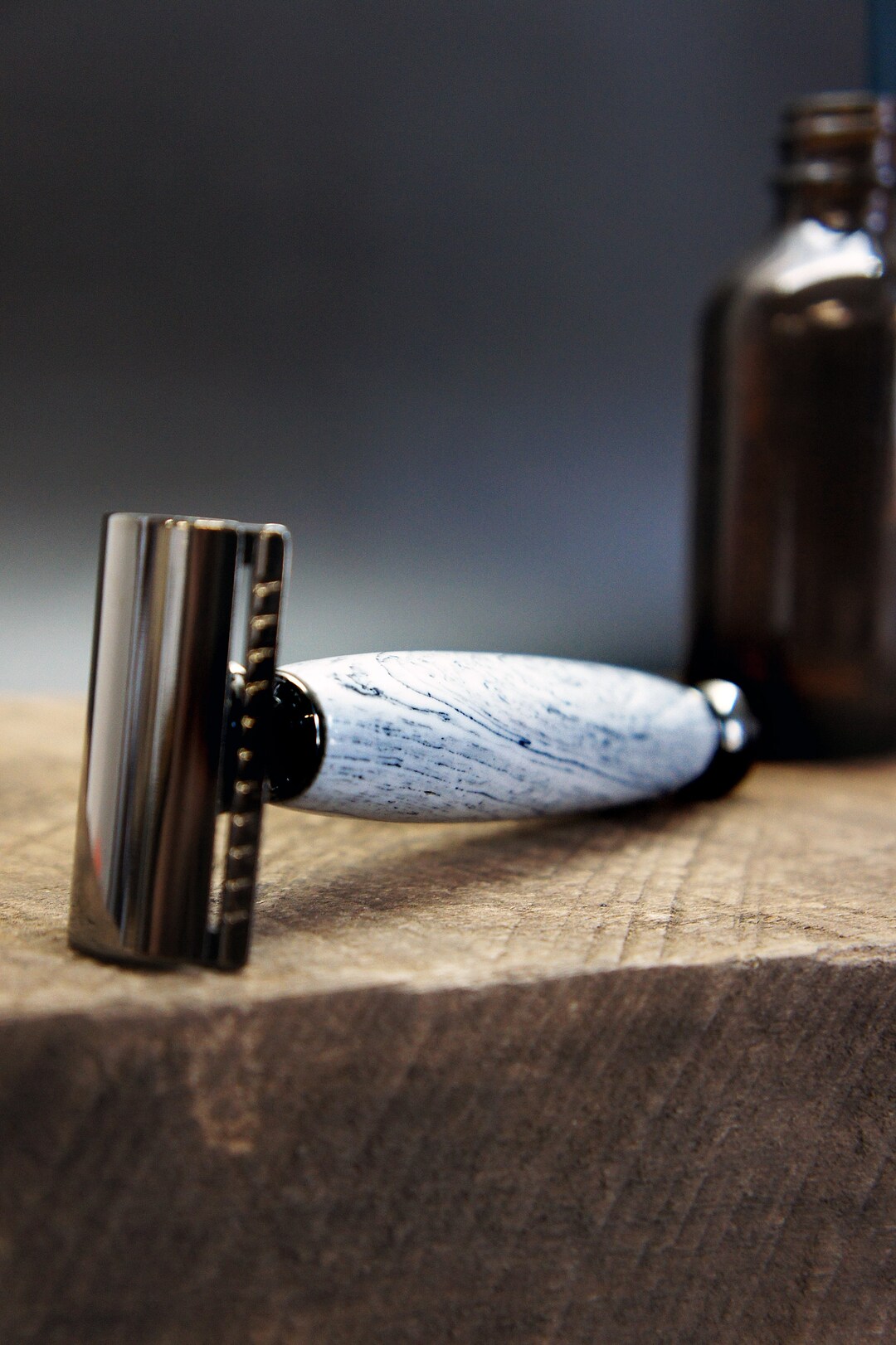 Safety Razor Made From Marble Stone - Etsy
