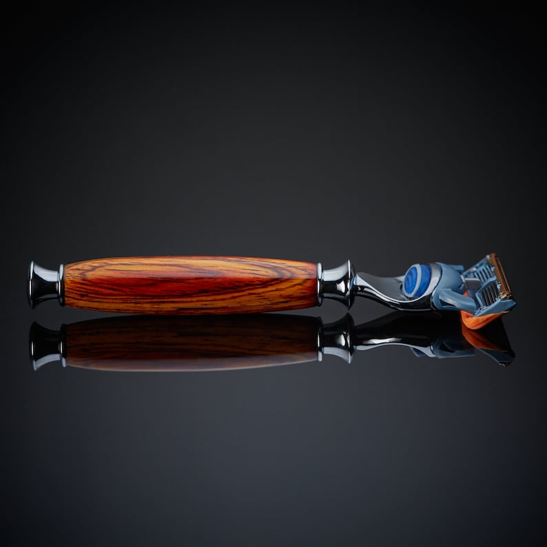 Sustainable Wood Razor Made From Natural Rosewood Razor Fits | Etsy