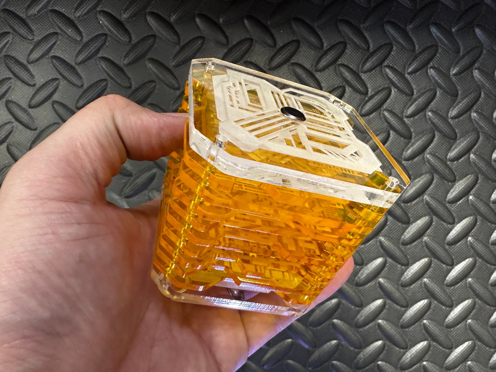 Holographic Memory Cube + Base - Etsy