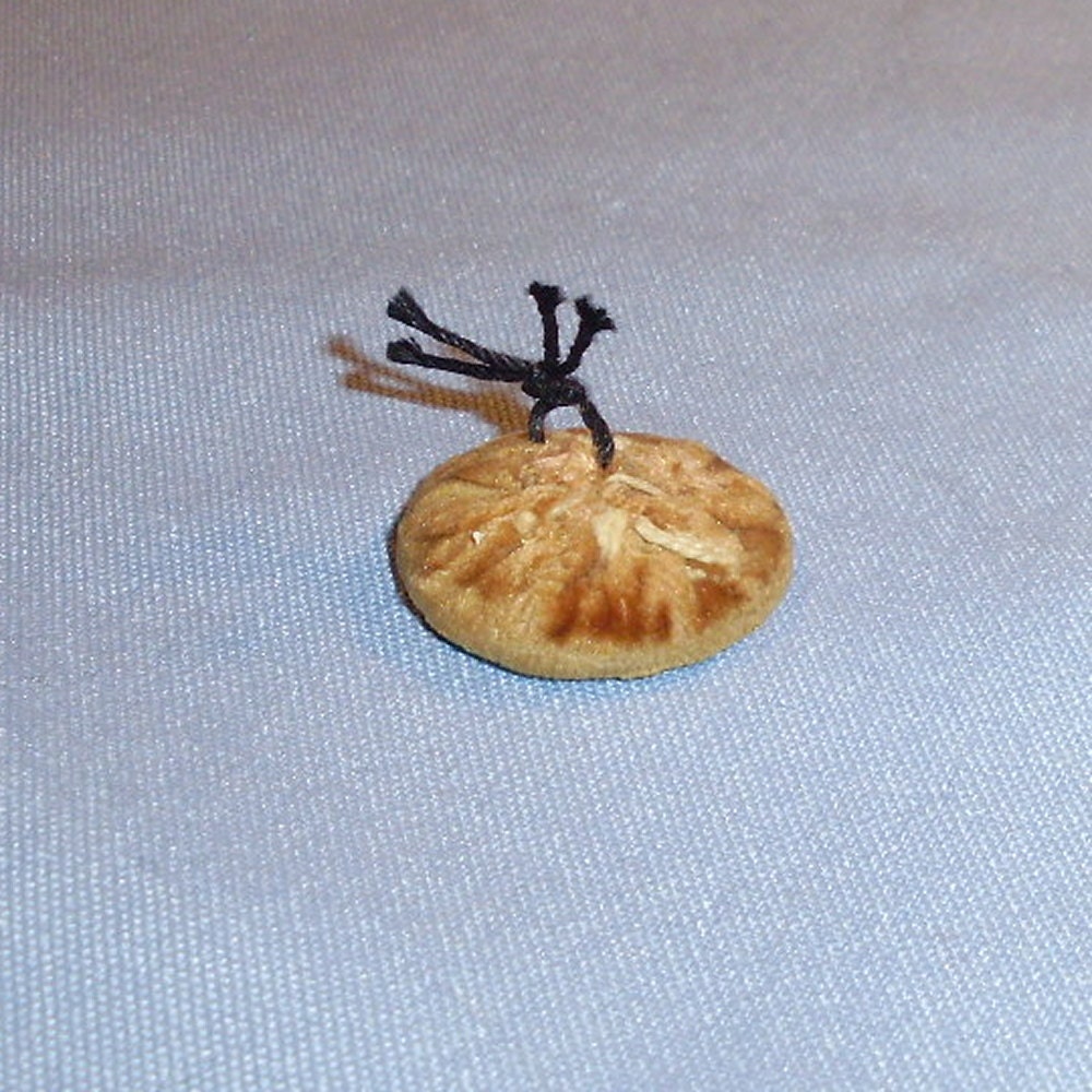 Colonial 1700s Embroidered Cloth Button - Etsy