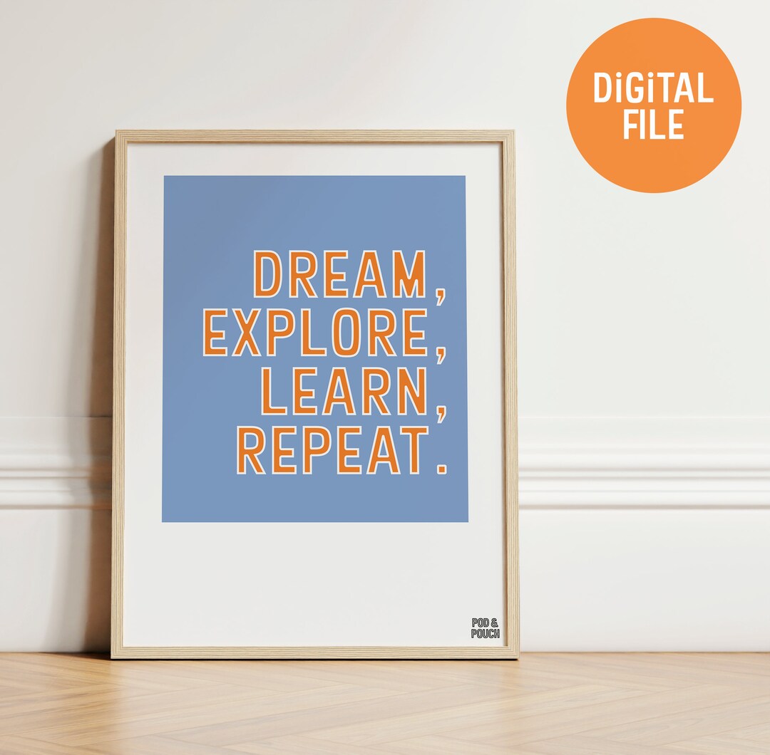 Positive Affirmation Poster: DIY Printable Wall Art for - Etsy