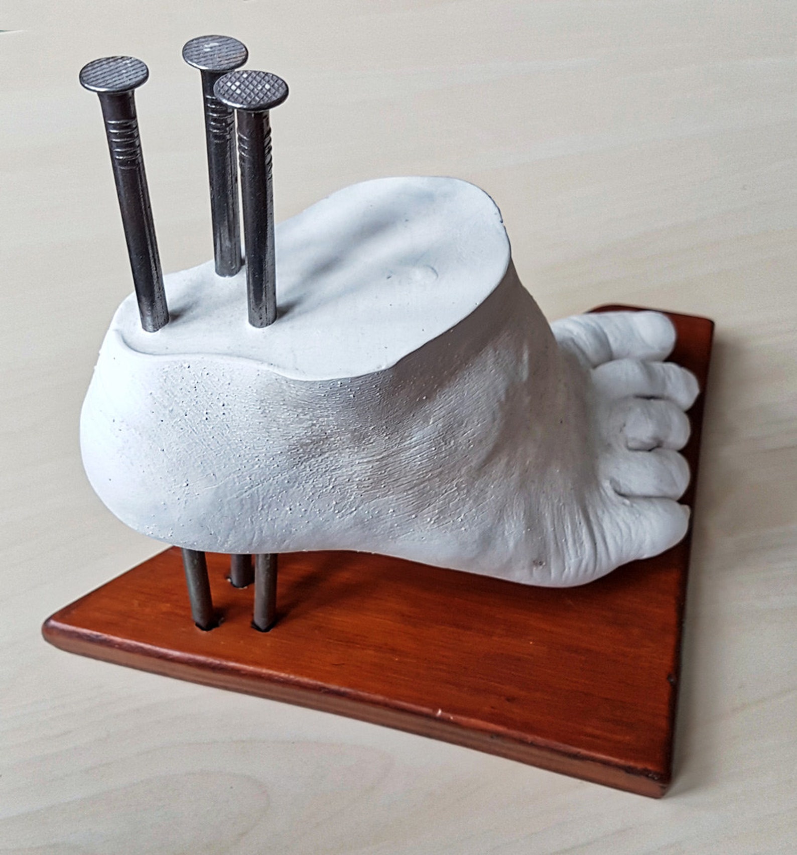 High Heel Foot Plaster Cast Bodycasting Sculpture - Etsy