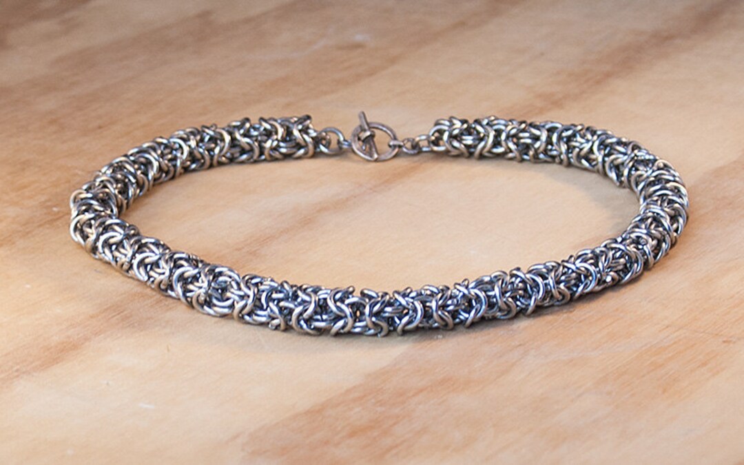 Chainmaille Turkish Necklace Chainmail Necklace Chain Mail - Etsy