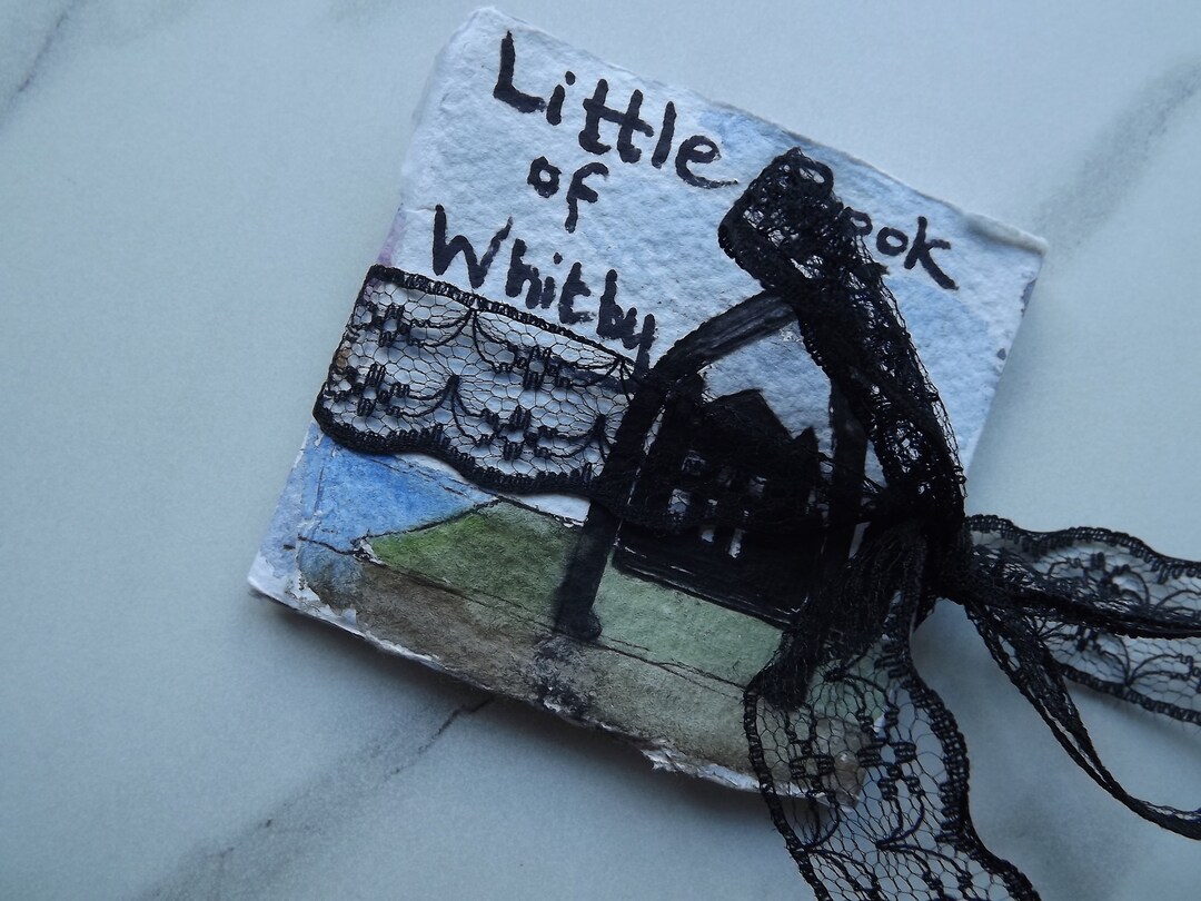 Concertina Art Book 'whitby' Miniature, Handmade, Accordian Art Book ...