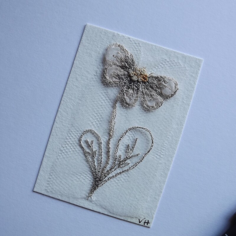 Textile Art Card - Etsy UK