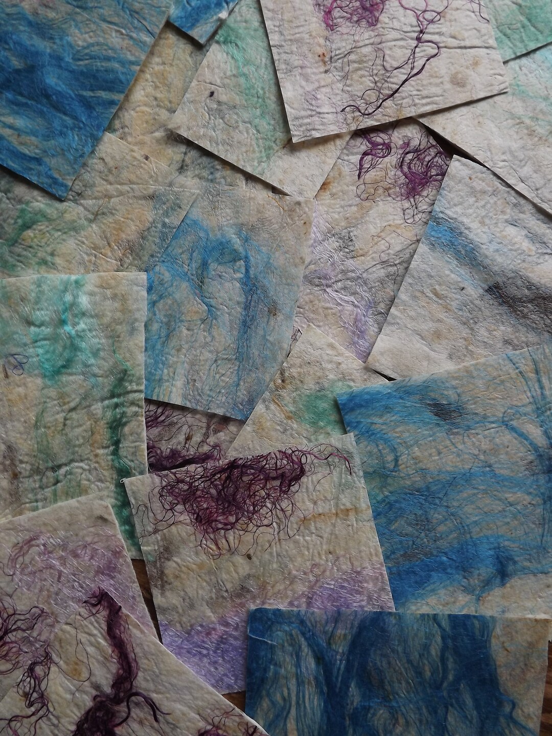 Silk Paper Pack Ideal for Card Making and Journaling 20 Small Papers ...