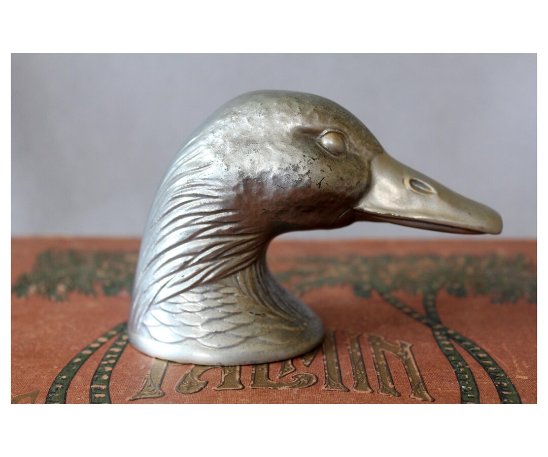 Vintage Art Deco Duck Head Bottle Opener Anser Paris Silver Plate and ...