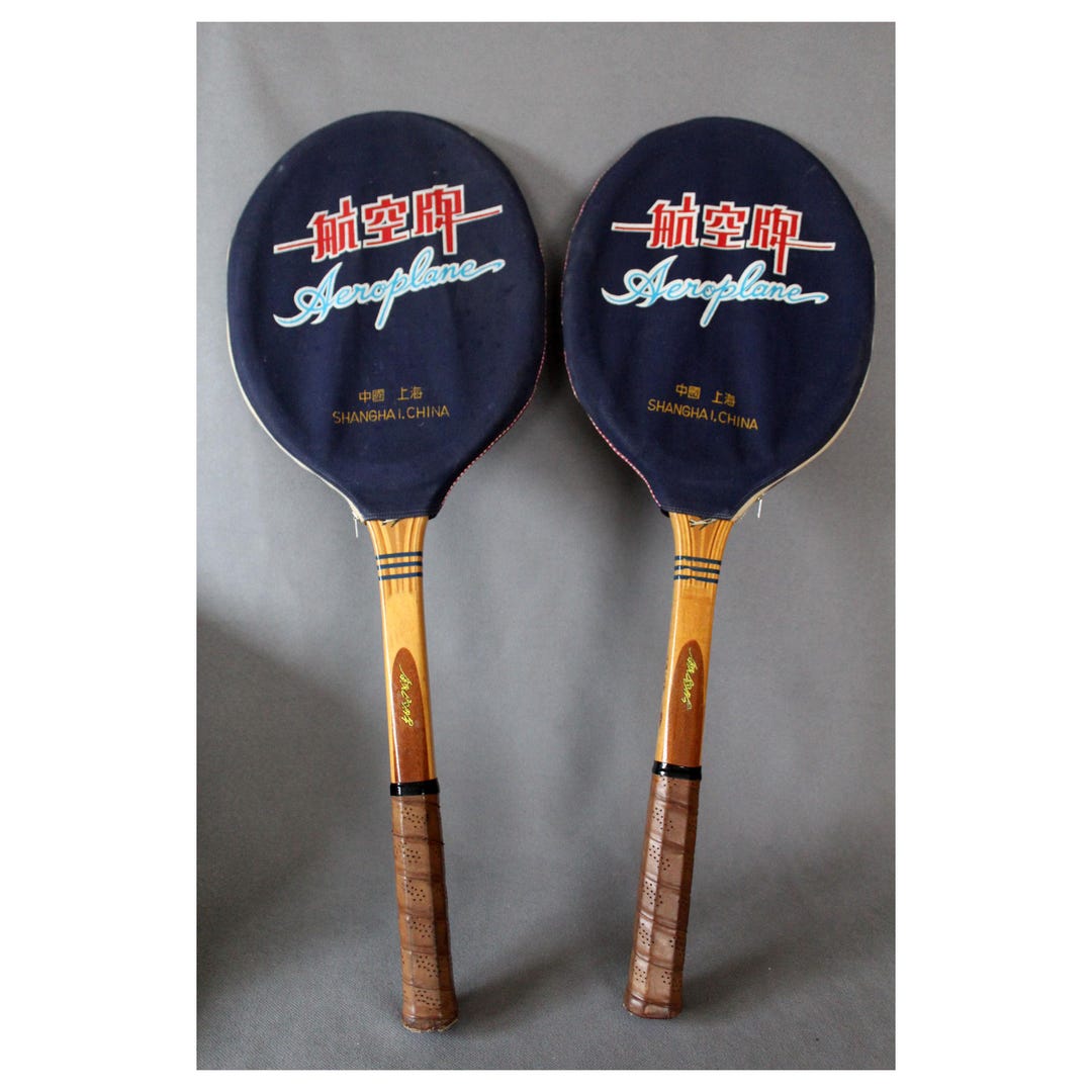 2 Vintage Circa 1960s Wood Tennis Racquet With Original Cover, Tennis ...