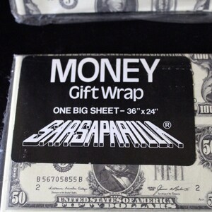 Vintage Money Wrapping Paper, Money Gift Wrap, Money Paper, USD Dollars ...