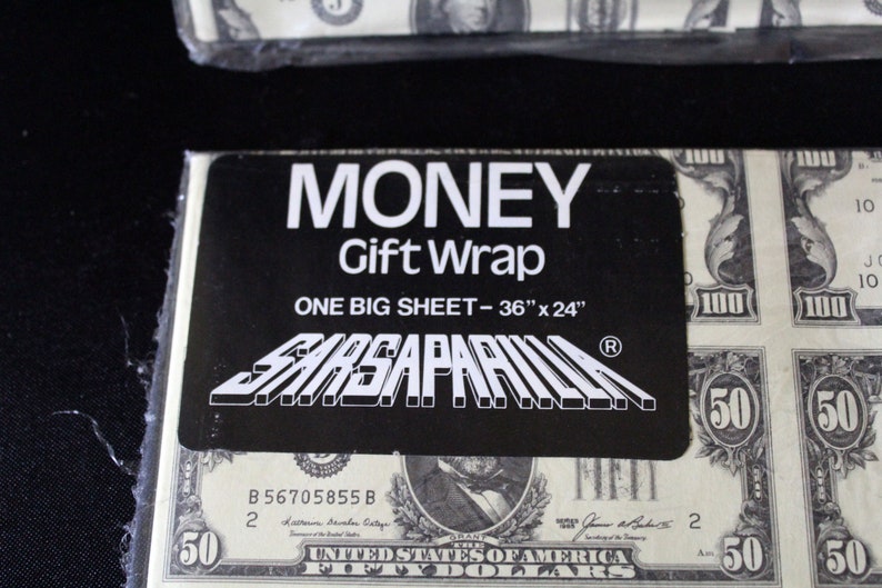 Vintage Money Wrapping Paper Money Gift Wrap Money Paper - Etsy